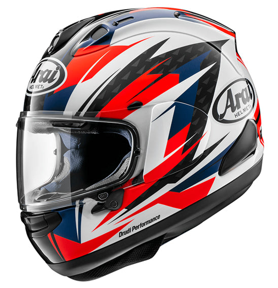 **Arai RX-7V EVO Adult Road Helmet (made in Japan) - Rush Red — FORZA