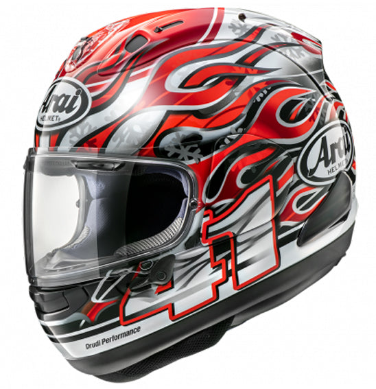 **Arai RX-7V EVO Adult Road Helmet (made in Japan) - Haga GP — FORZA