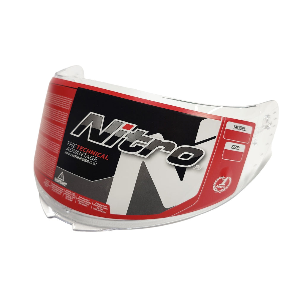 Nitro N501 Visor - Clear — FORZA