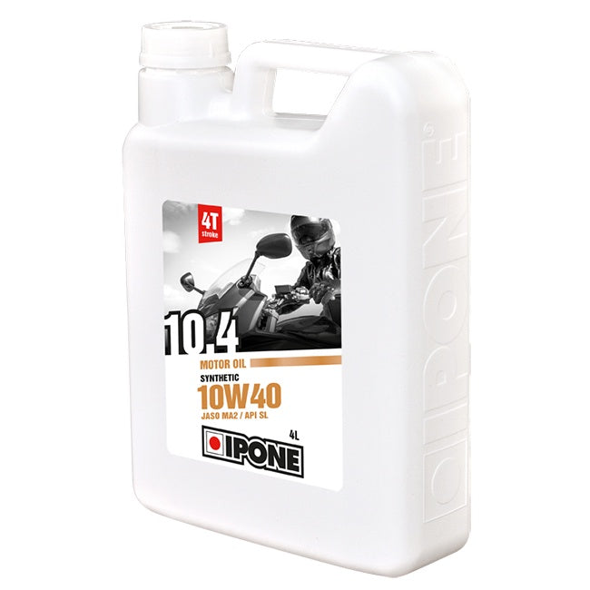 IPONE 4T 10.4 10W40 Semi Synthetic Oil 4L, Made in France — FORZA