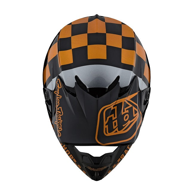 TROY LEE DESIGNS SE4 Polyacrylite Checker Adult MX Helmet — FORZA